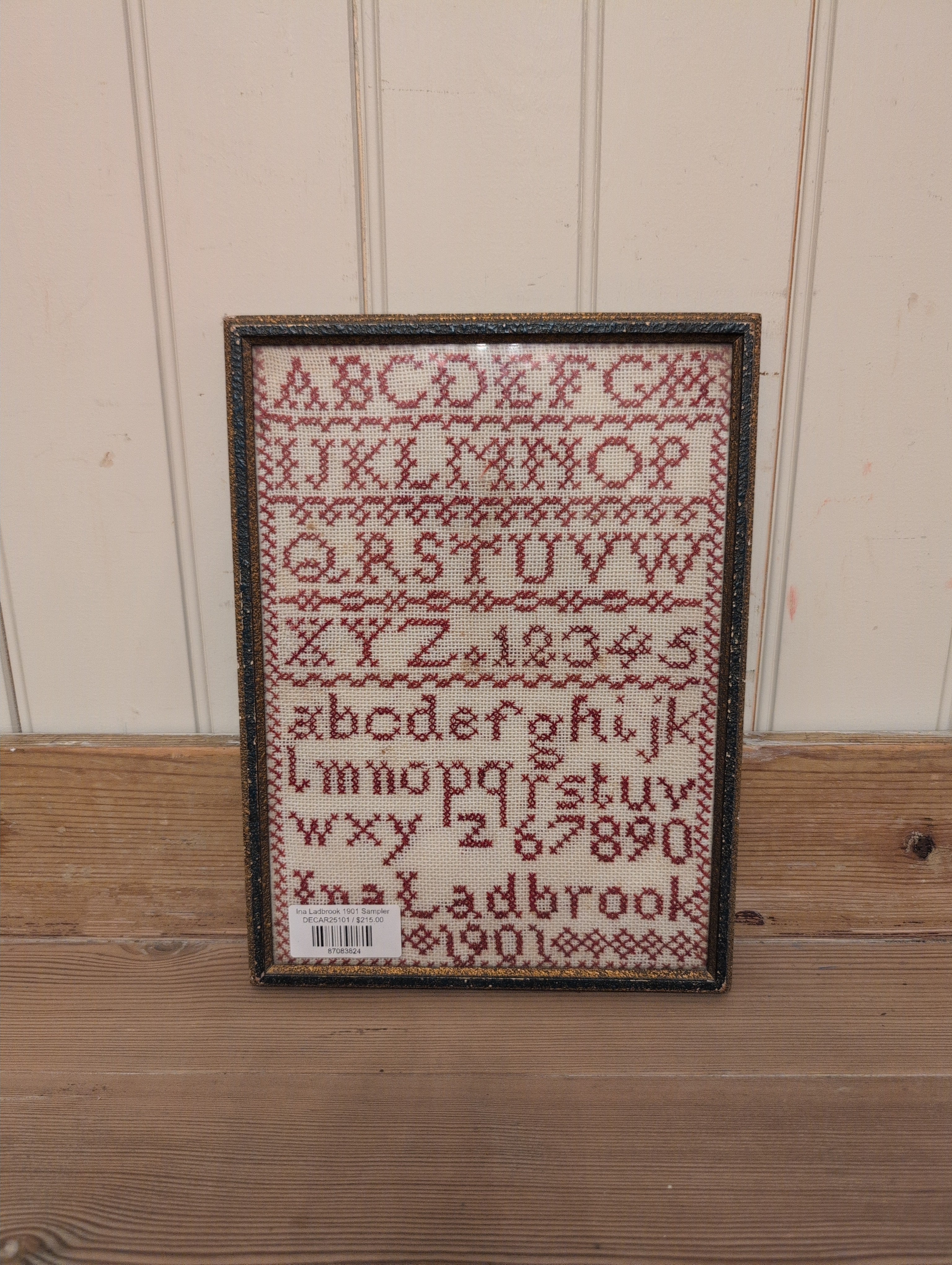 Ina Ladbrook 1901 Sampler – Canvas And Cargo
